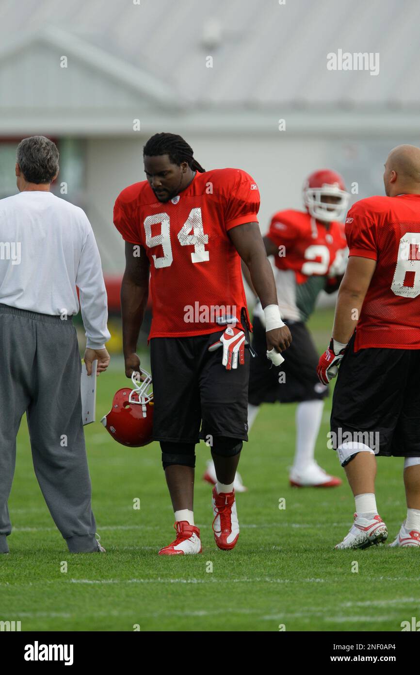 Kansas City Chiefs defensive end Tyson Jackson (94) during NFL football ...