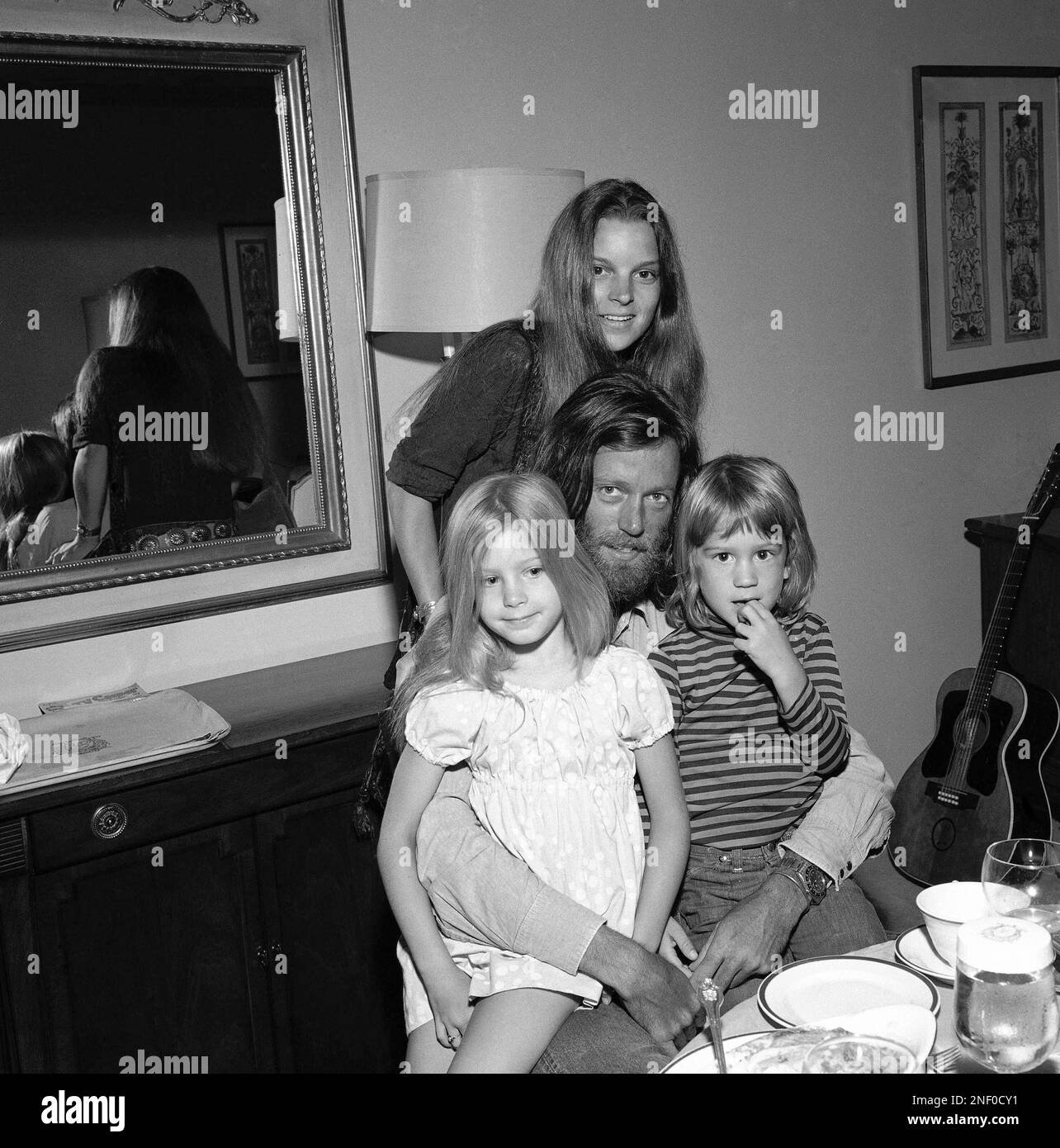 Actor Peter Fonda is shown with his wife Susan, daughter Bridget and ...