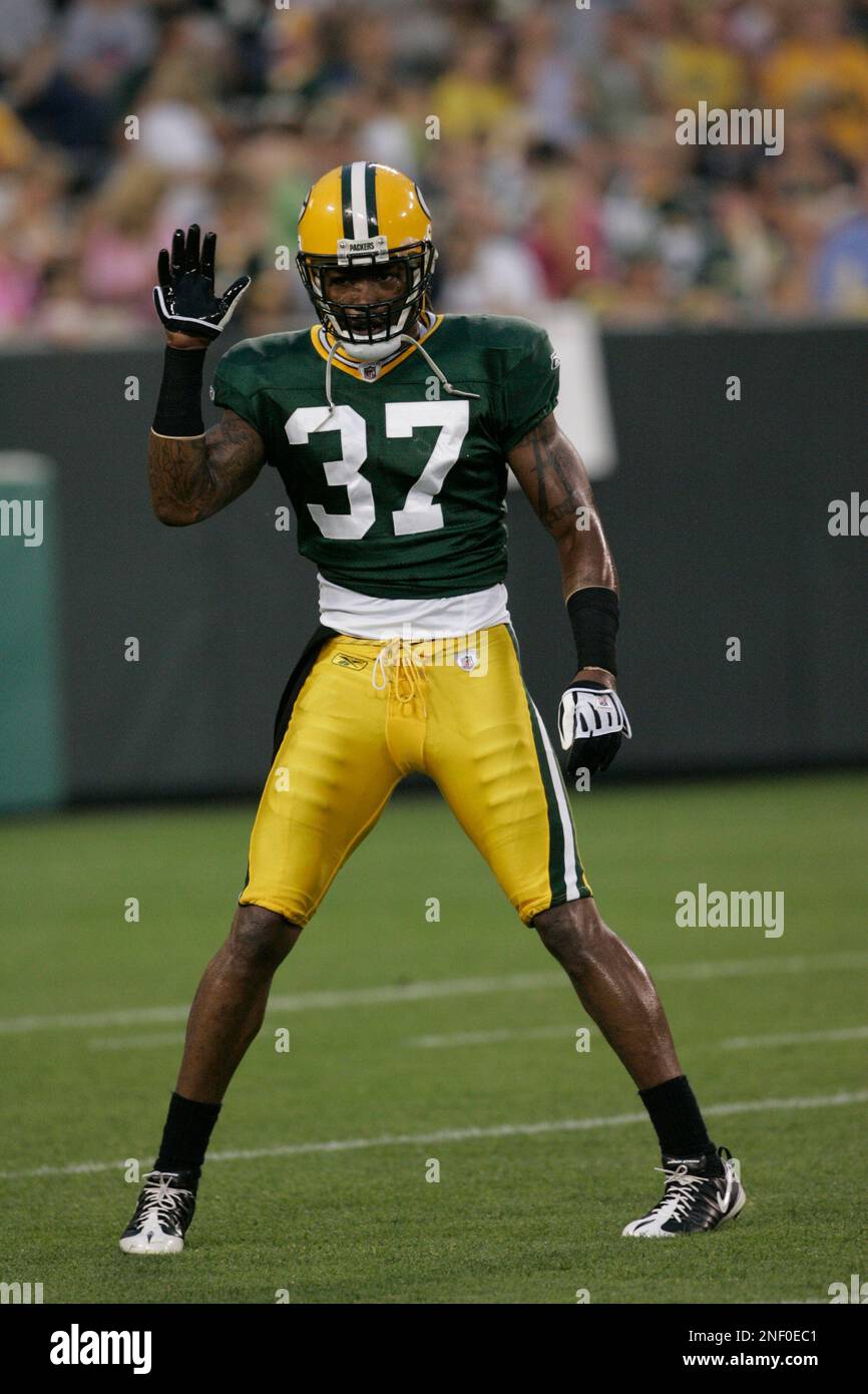 Green Bay Packers' Aaron Rouse is seen during a family night scrimmage ...