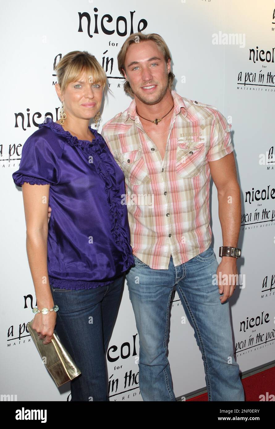 Actress Arianne Zucker and actor Kyle Lowder attend the launch of ...