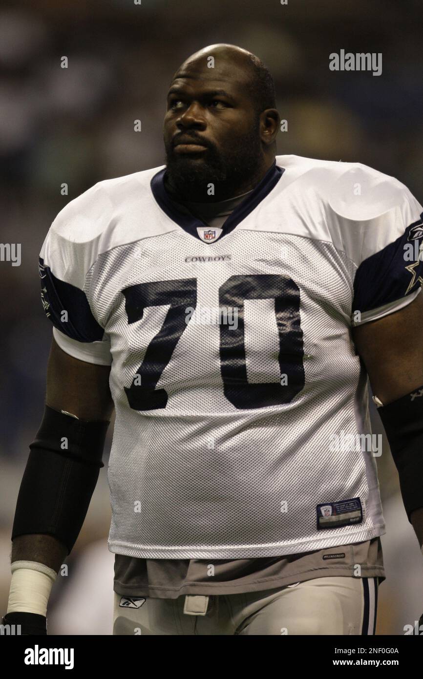 Dallas Cowboys' Leonard Davis during the team's NFL football training ...