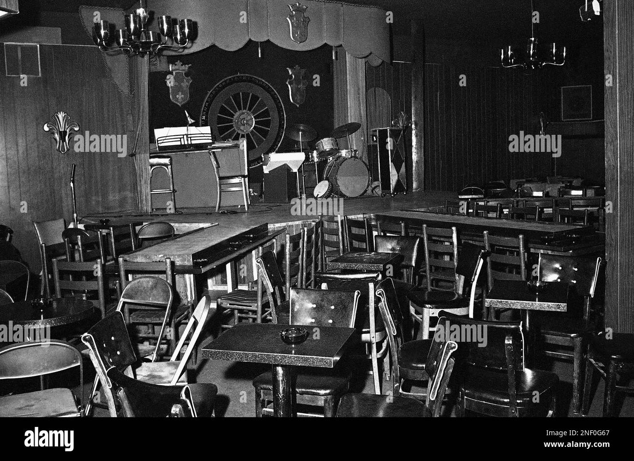This is the interior of Jack Ruby’s Carousel Club in Dallas, Texas ...