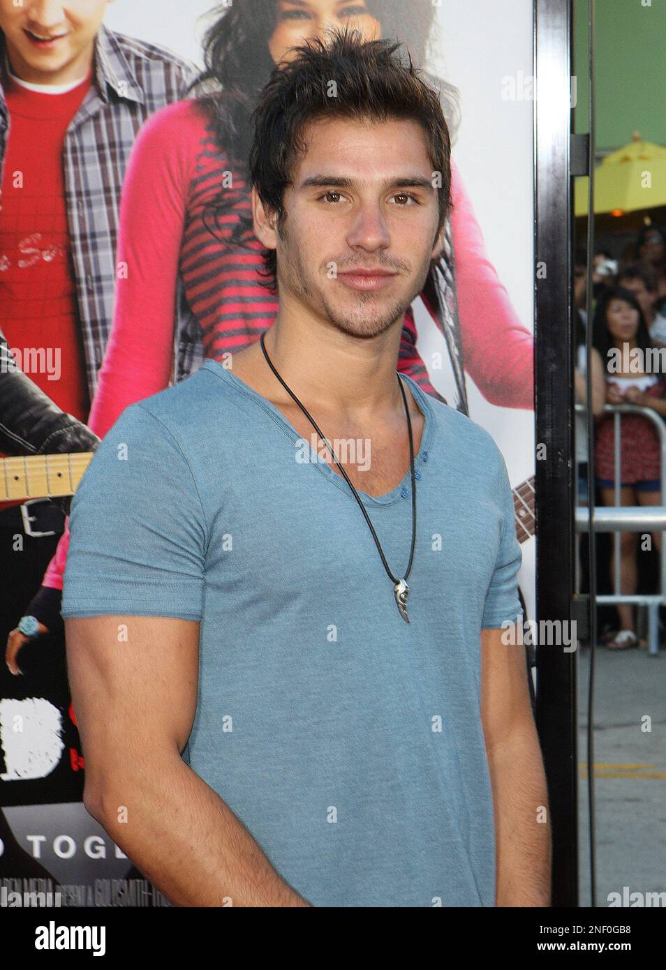 Cooper Wilson attends the red carpet premiere of BandSlam at the Mann ...