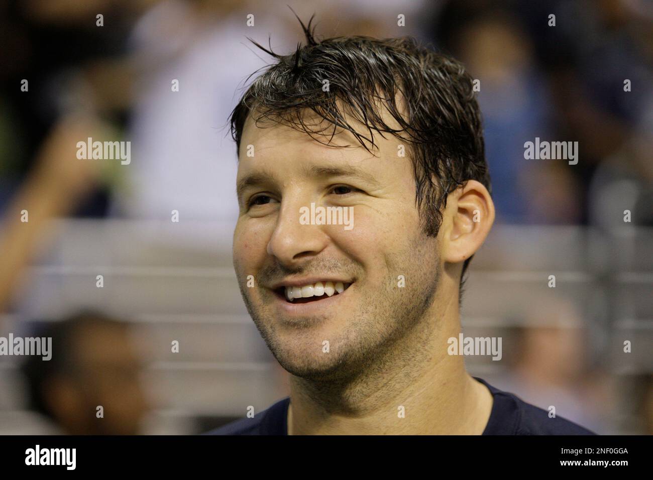 Dallas Cowboys' Tony Romo during the team's NFL football training camp ...