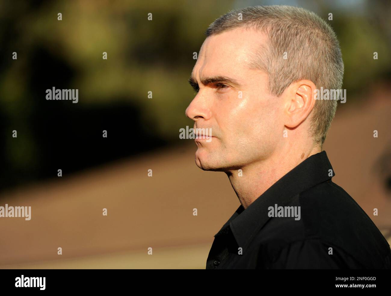 Singer Henry Rollins, a cast member in the television series "Sons of ...