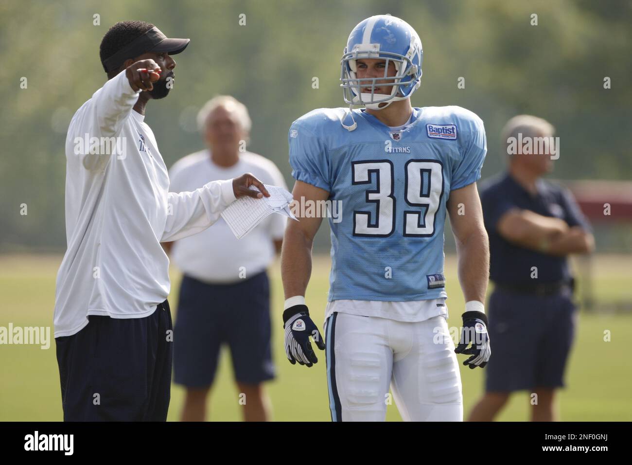 Tennessee Titans safety Nick Schommer (39) is shown with defensive ...