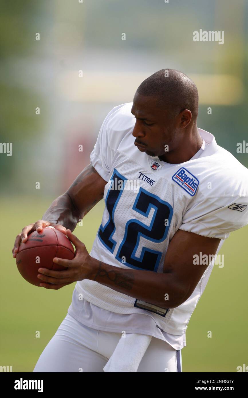 Tennessee Titans wide receiver Justin Gage is shown during NFL football ...