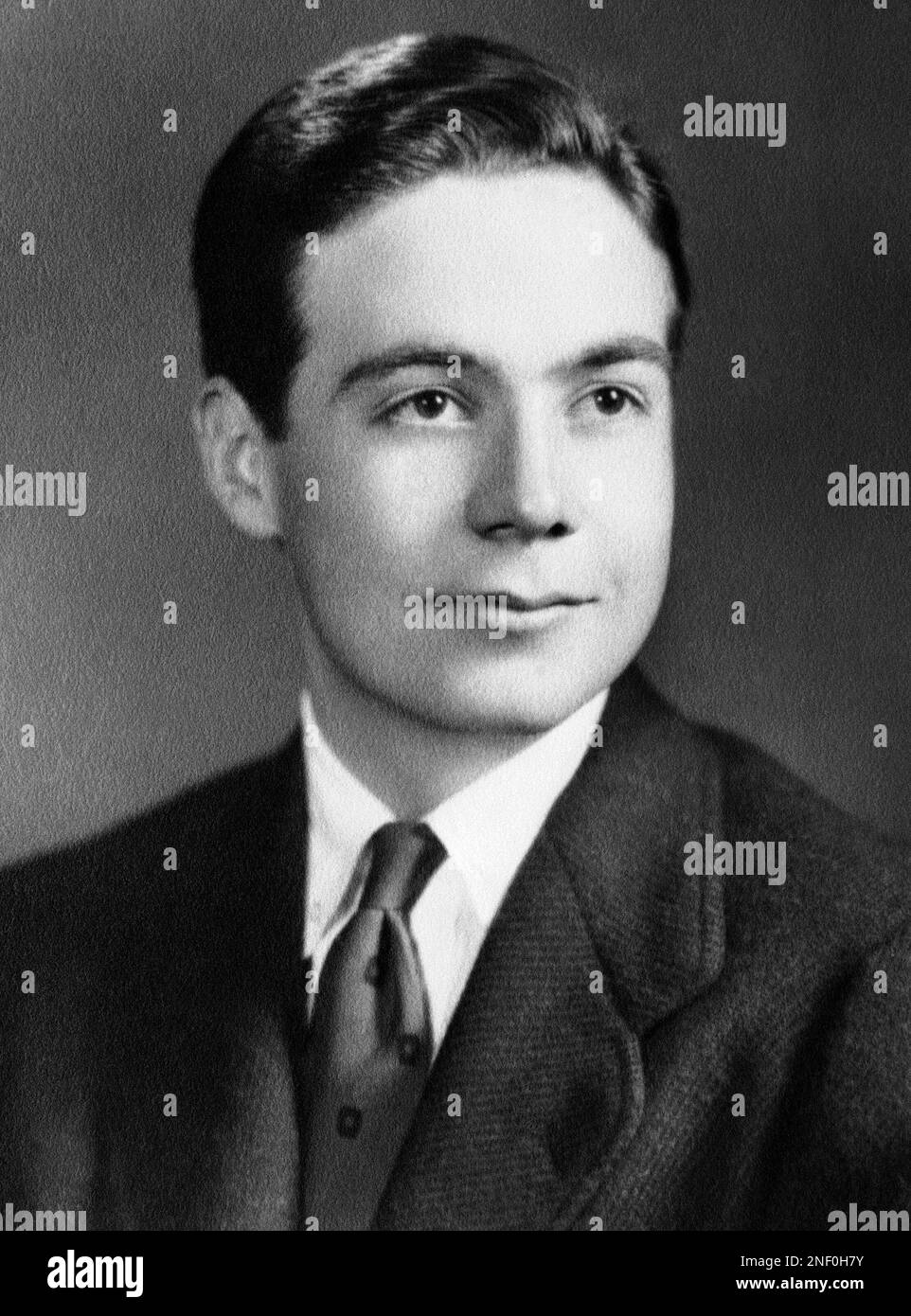 Gov. William Scranton, Pennsylvania is shown as an 18-year-old shown in ...