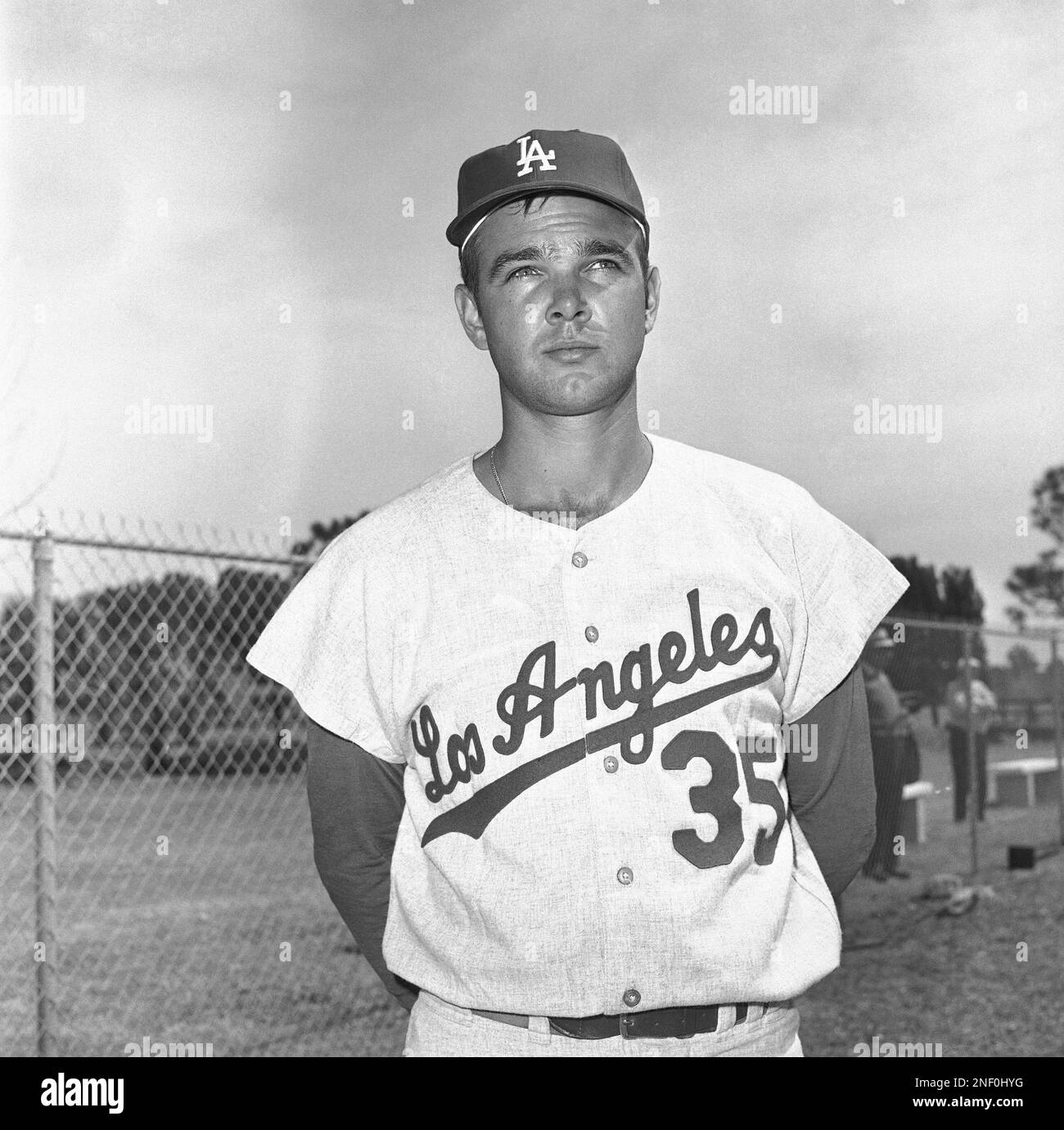 Shown in photo is Los Angeles Dodgers pitcher John Purdin shown March 8 ...