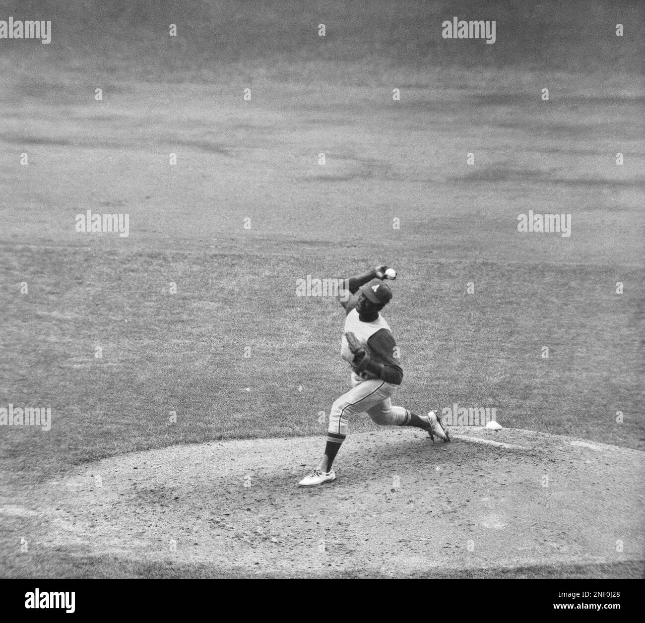 John Odom, number 13 of the Oakland Athletics, pitching during the 3rd ...