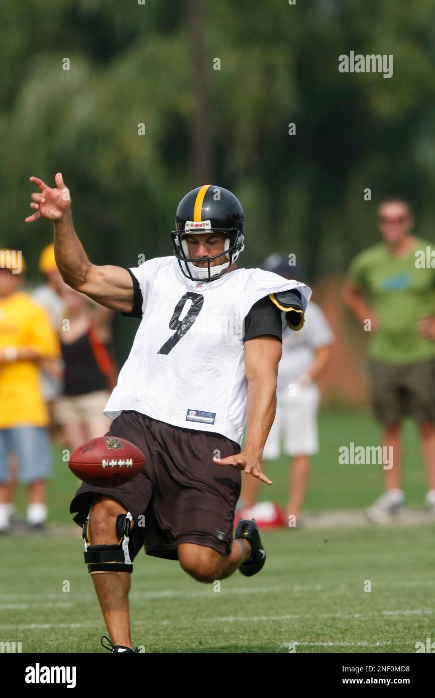 Pittsburgh Steelers punter Dan Sepulveda at their NFL football training ...