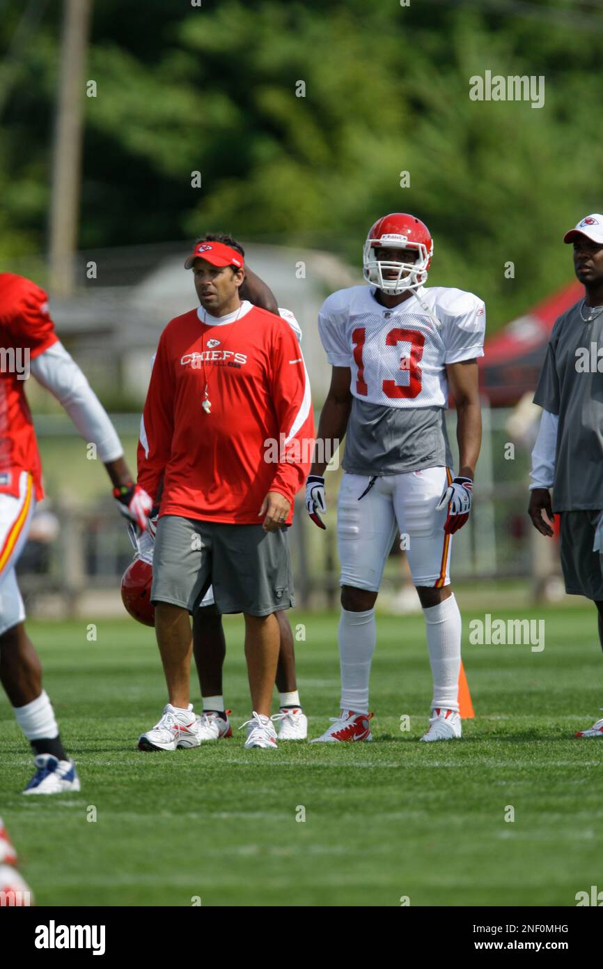Kansas City Chiefs coach Todd Haley during NFL football training camp ...