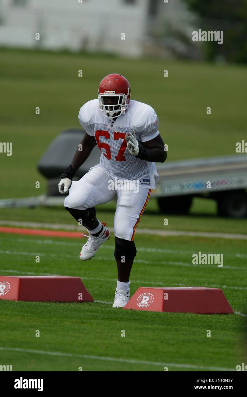 Kansas City Chiefs tackle Barry Richardson (67) during NFL football ...