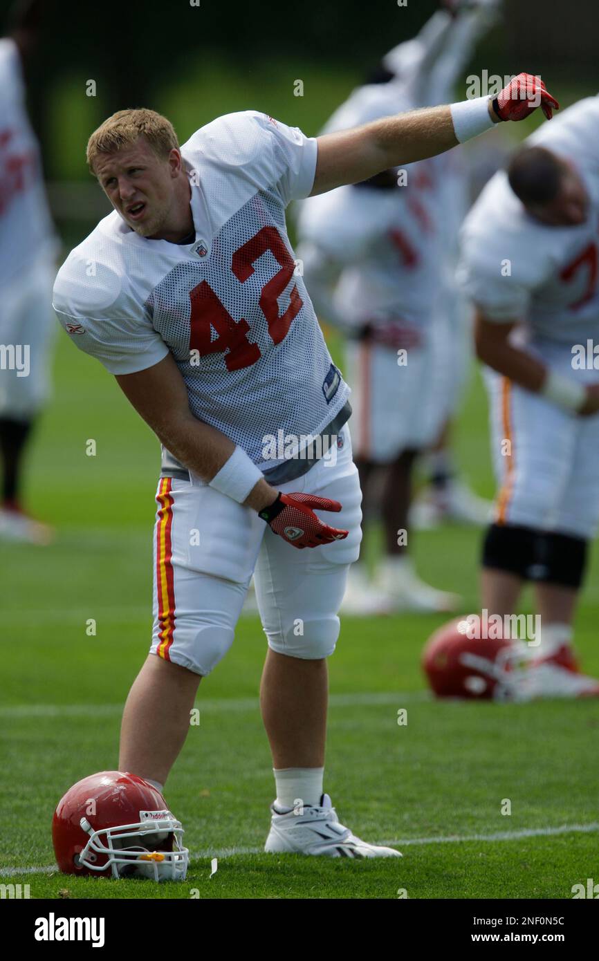 Kansas City Chiefs FB Mike Cox (42) during NFL football training camp ...