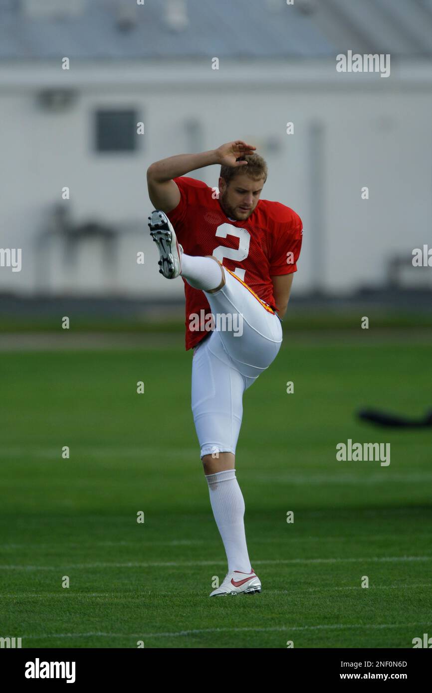 Kansas City Chiefs punter Dustin Colquitt (2) during NFL football ...