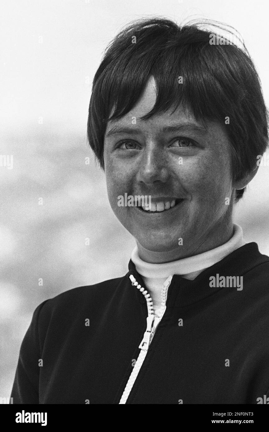 Nancy Greene of Canada, shown March 15, 1968, is nicknamed “Tiger” by ...