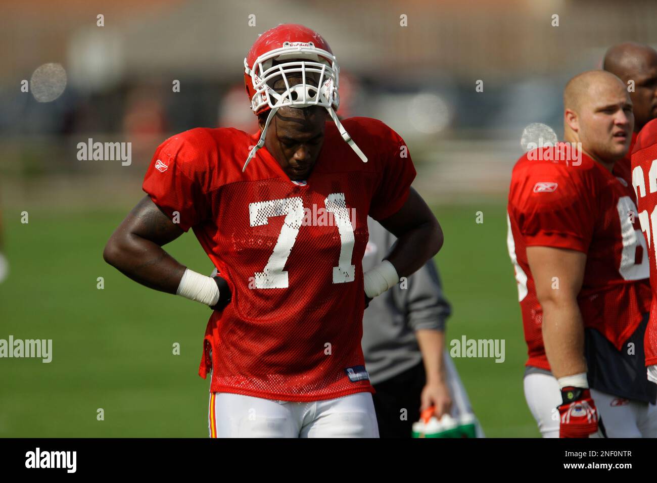 Kansas City Chiefs defensive tackle Alex Magee (71) during NFL football ...