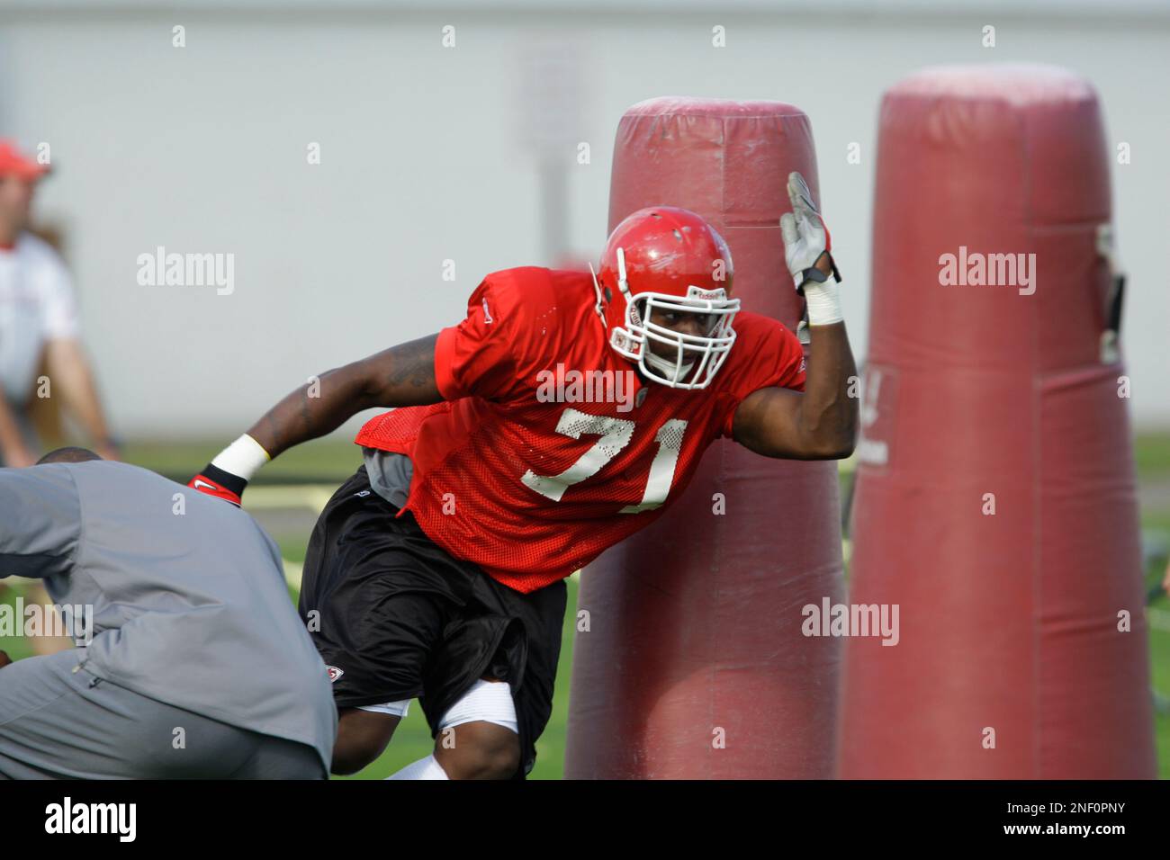 Kansas City Chiefs defensive tackle Alex Magee (71) during NFL football ...