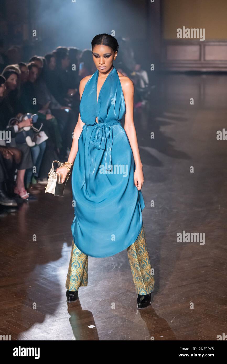 Models walk the Frederick Anderson NYFW AW23 Runway Show at Prince ...