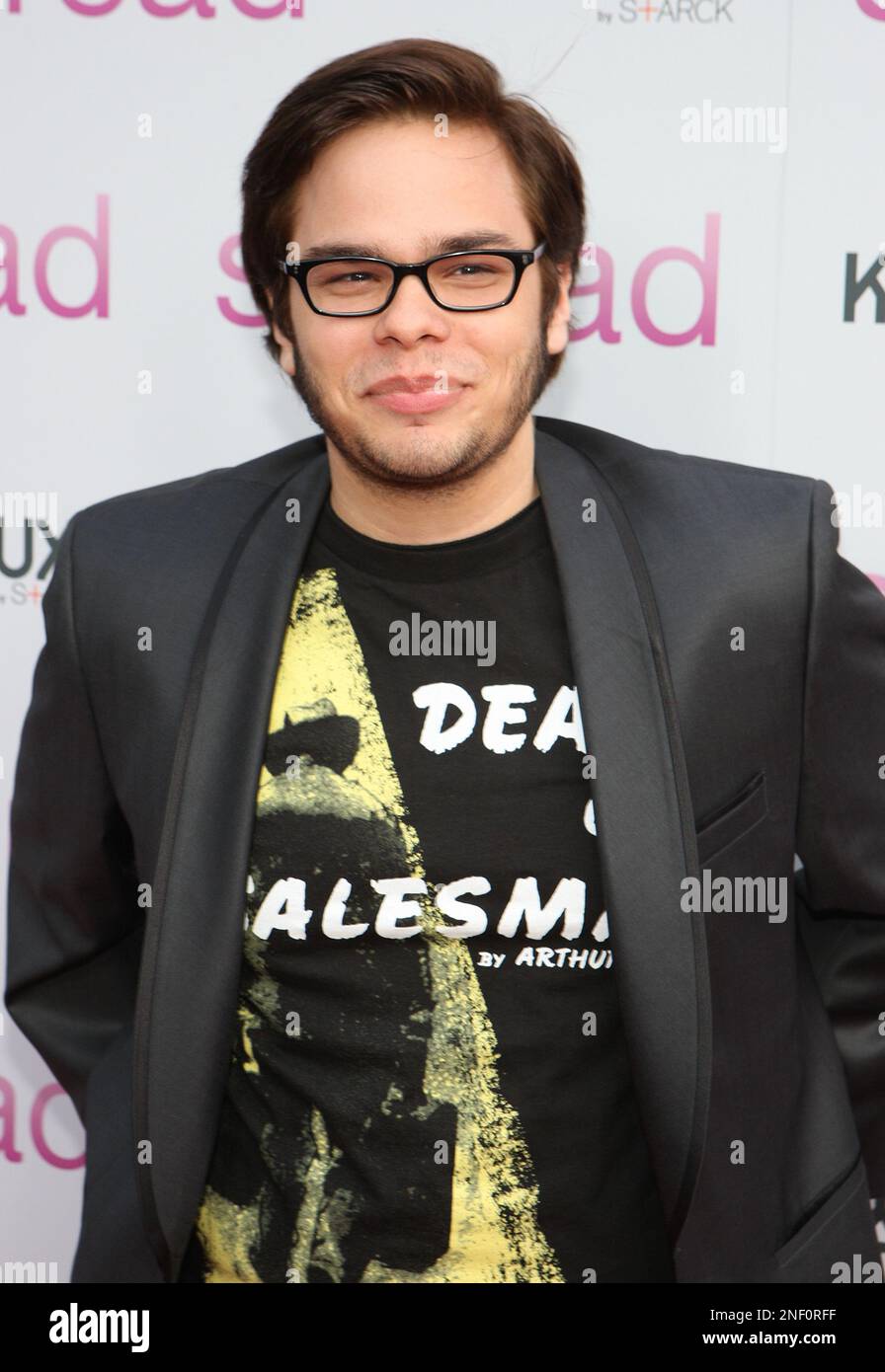 Charlie Saxton attends the red carpet screening of Spread at the ...