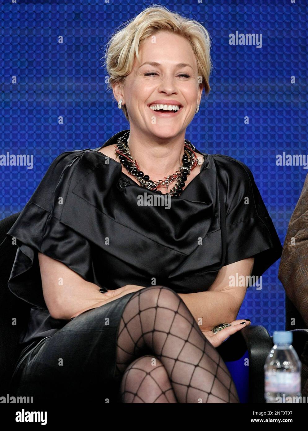 Actress Patricia Arquette laughs during a discussion of the sixth ...