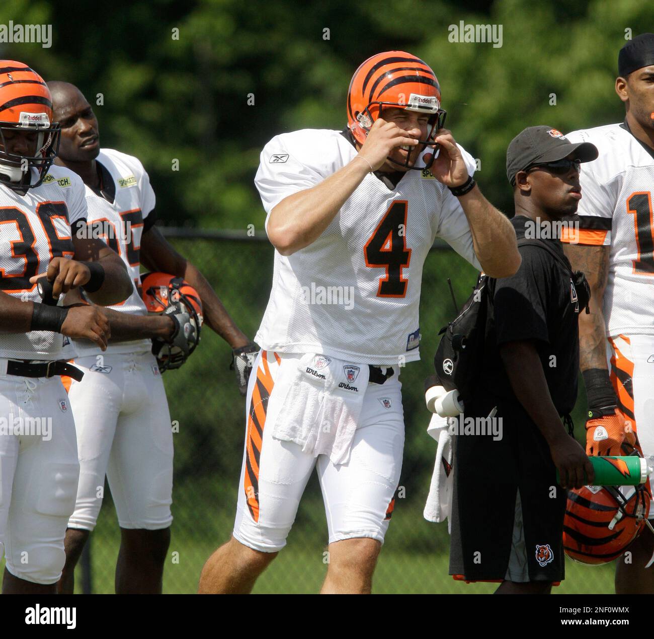 Cincinnati Bengals quarterback J.T. O'Sullivan (4) during practice at ...