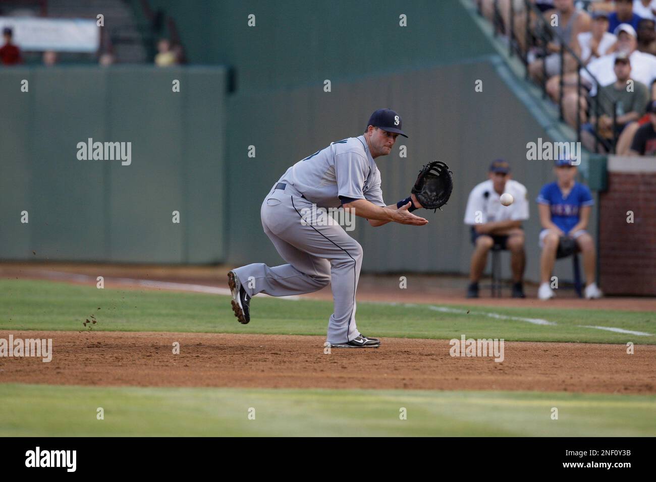 Seattle Mariners first baseman Russell Branyan during a baseball game ...