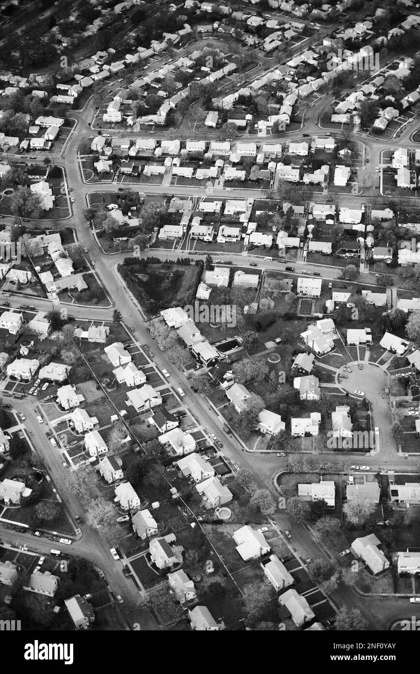 This is an aerial view of Levittown, N.Y., on Long Island, shown Nov ...
