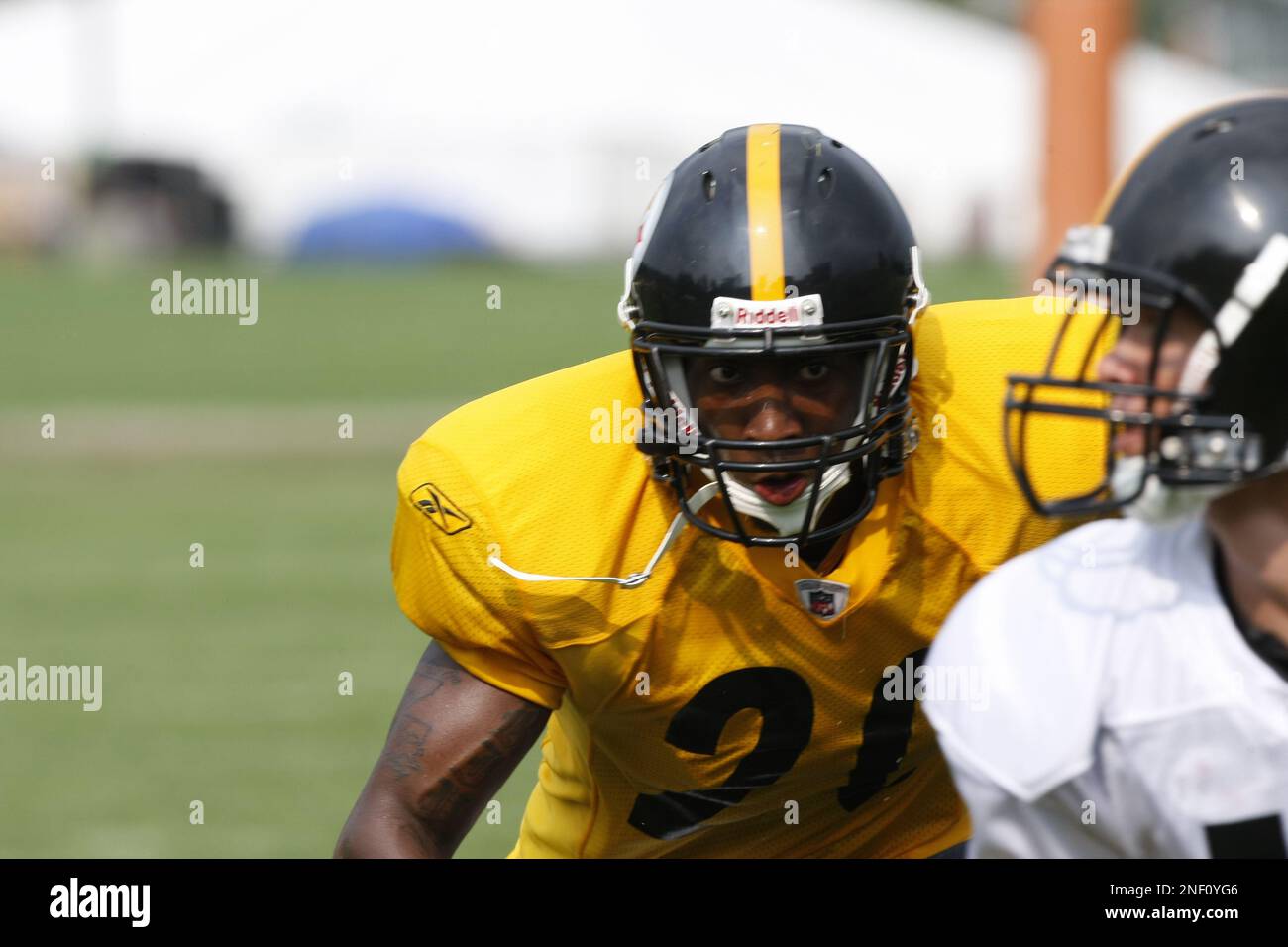 Pittsburgh Steelers cornerback Keenan Lewis in coverage durting drills ...