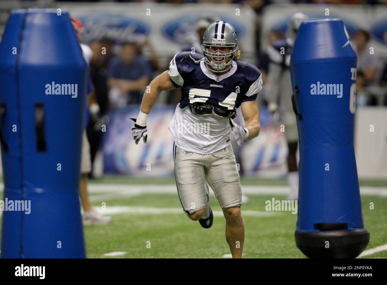 Dallas Cowboys' Bobby Carpenter during the team's NFL football training ...