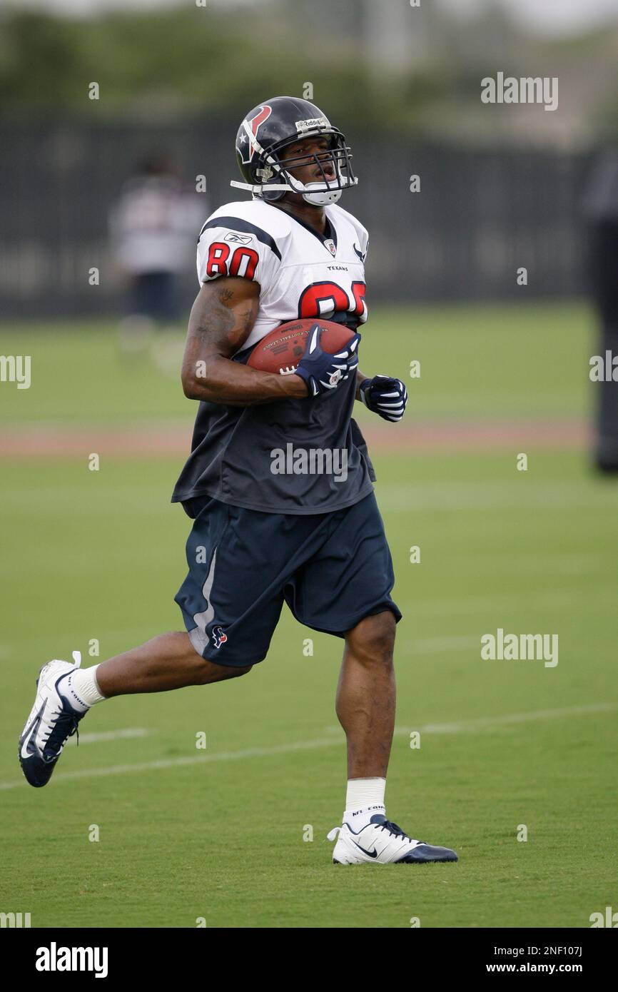 Houston Texans wide receiver Andre Johnson (80) during a NFL football ...