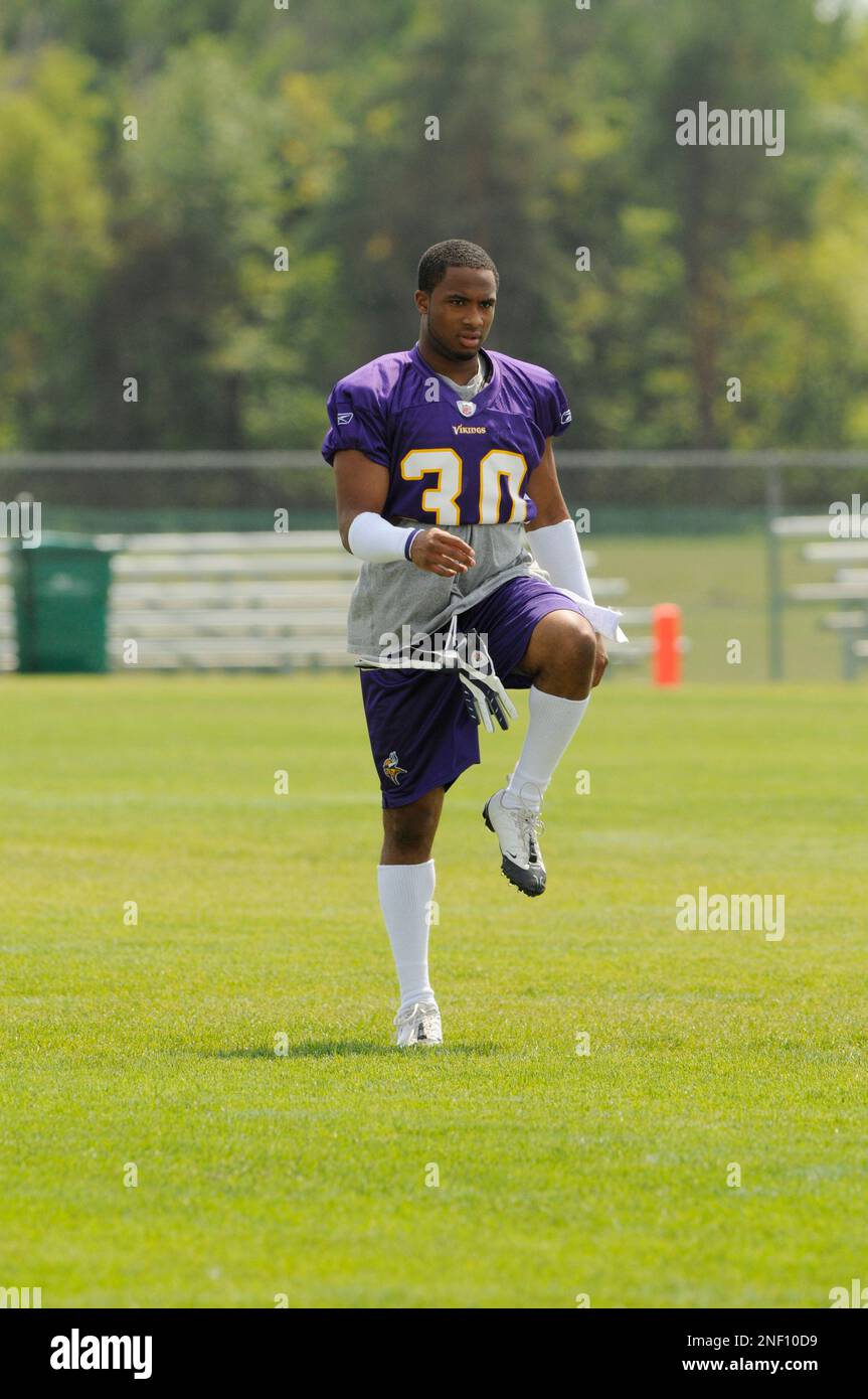 Minnesota Vikings cornerback Asher Allen during NFL football training ...