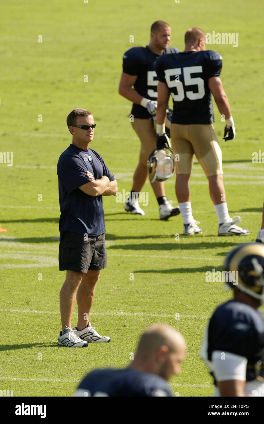 St. Louis Rams general manager Billy Devaney is seen during NFL ...