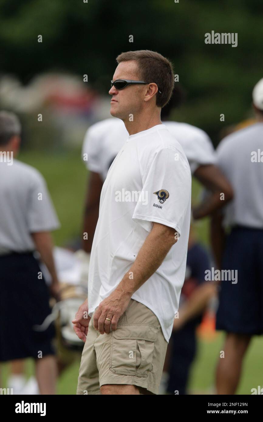 St. Louis Rams general manager Billy Devaney is seen during NFL ...