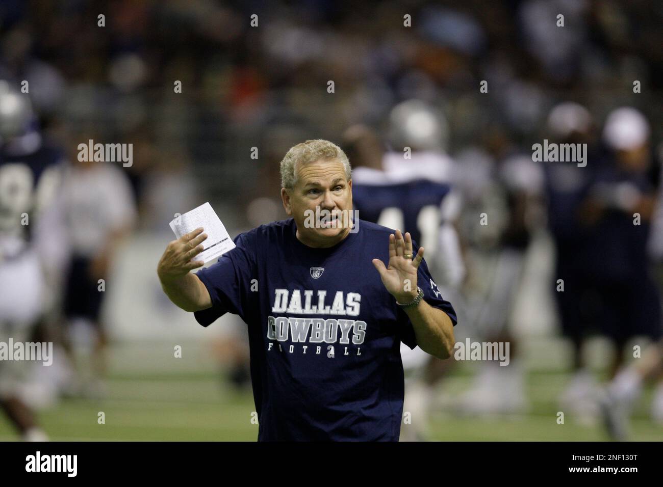 Dallas Cowboys assistant coach Dave Campo during the team's NFL ...