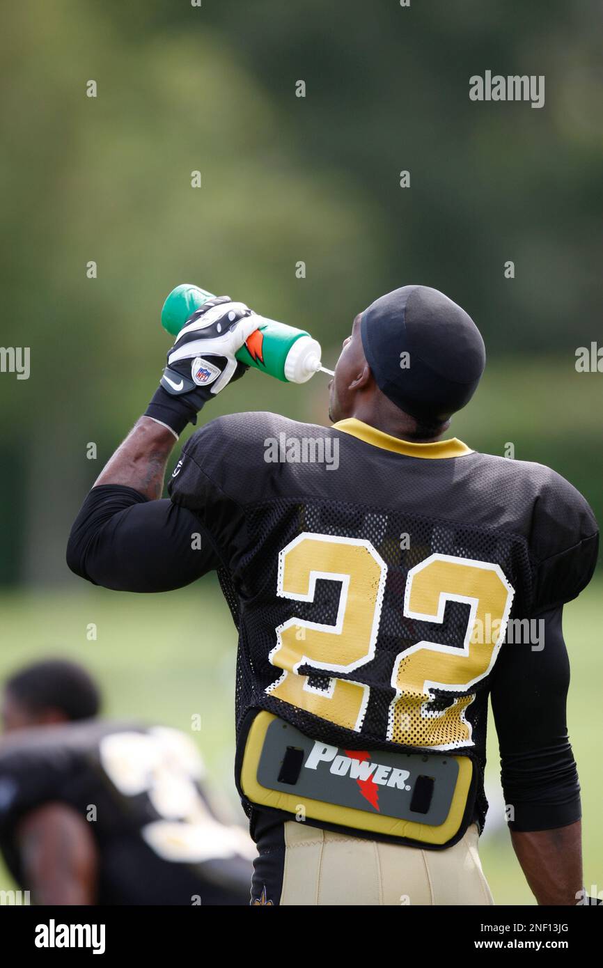 New Orleans Saints cornerback Tracy Porter (22) during the morning ...