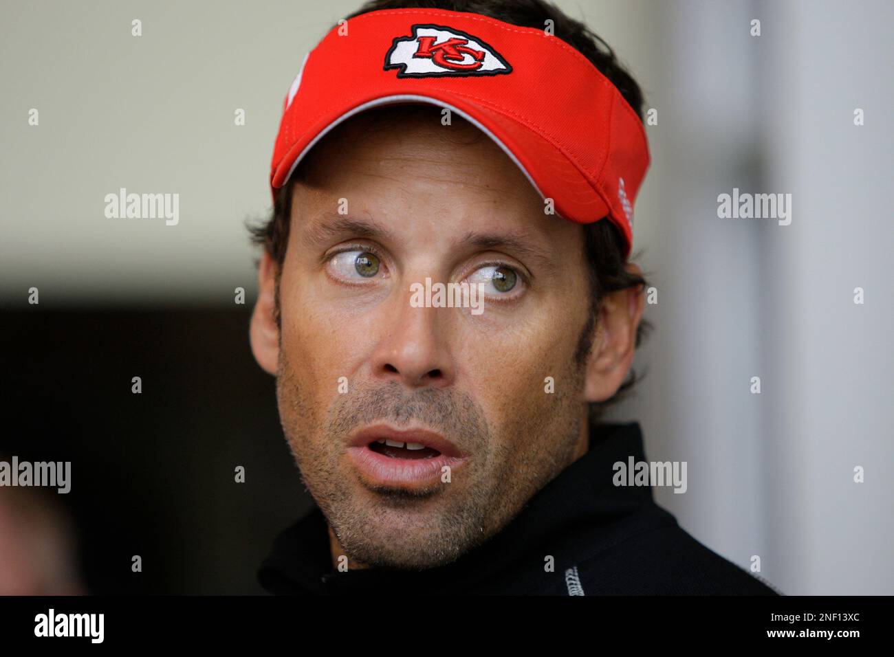 Kansas City Chiefs coach Todd Haley during NFL training camp in River ...