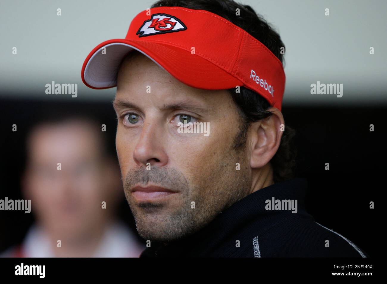 Kansas City Chiefs coach Todd Haley during NFL training camp in River ...