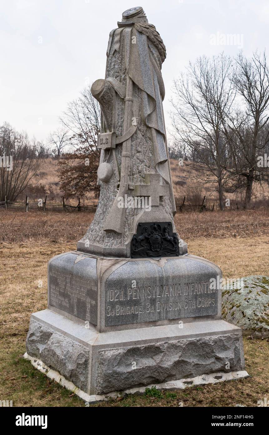102nd pennsylvania infantry hi-res stock photography and images - Alamy