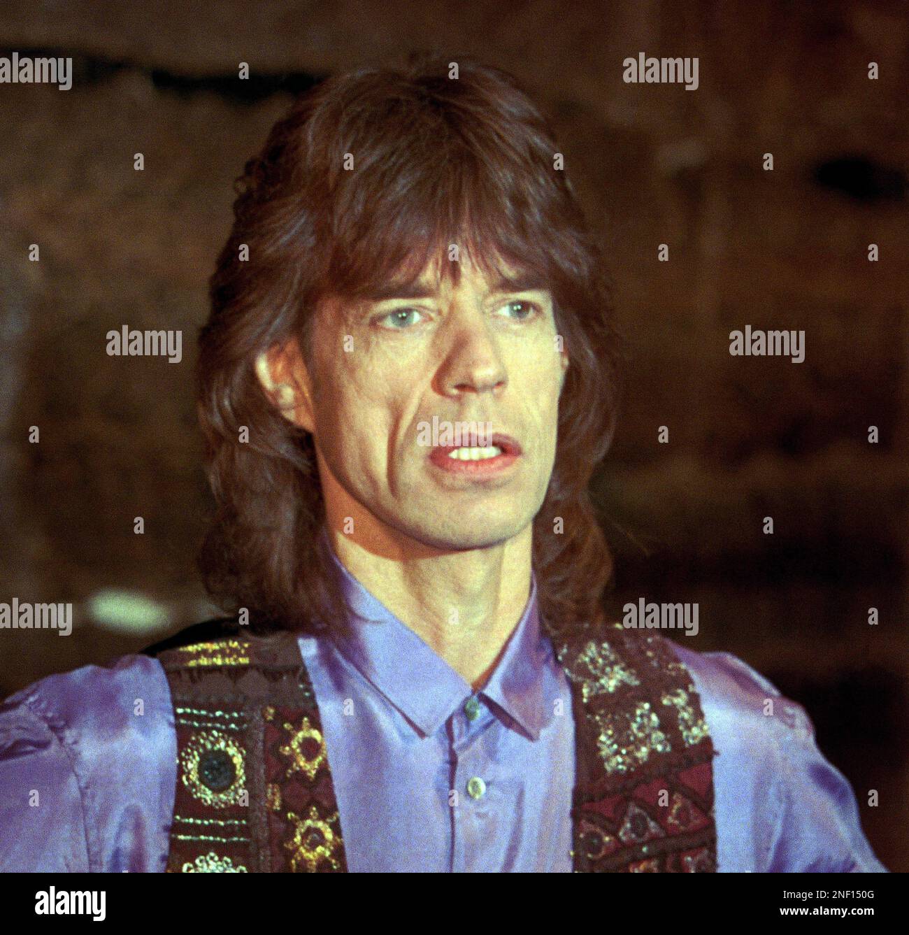 Mick Jagger, singer poses for photographers at Webster Hall in New York ...