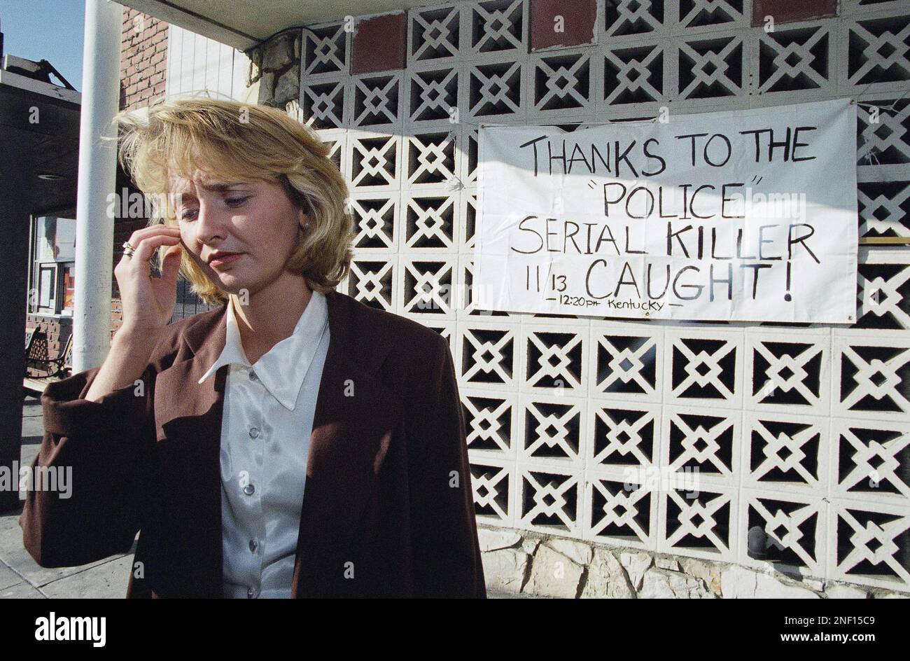 Rein Keener stands outside McRed’s Lounge in the Van Nuys section of ...