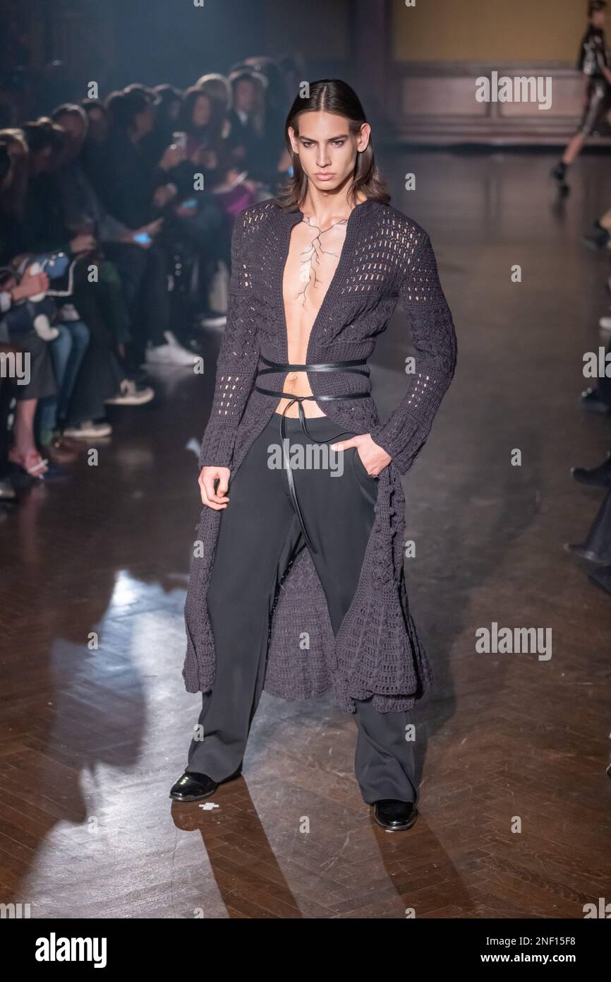Models walk the Frederick Anderson NYFW AW23 Runway Show at Prince ...