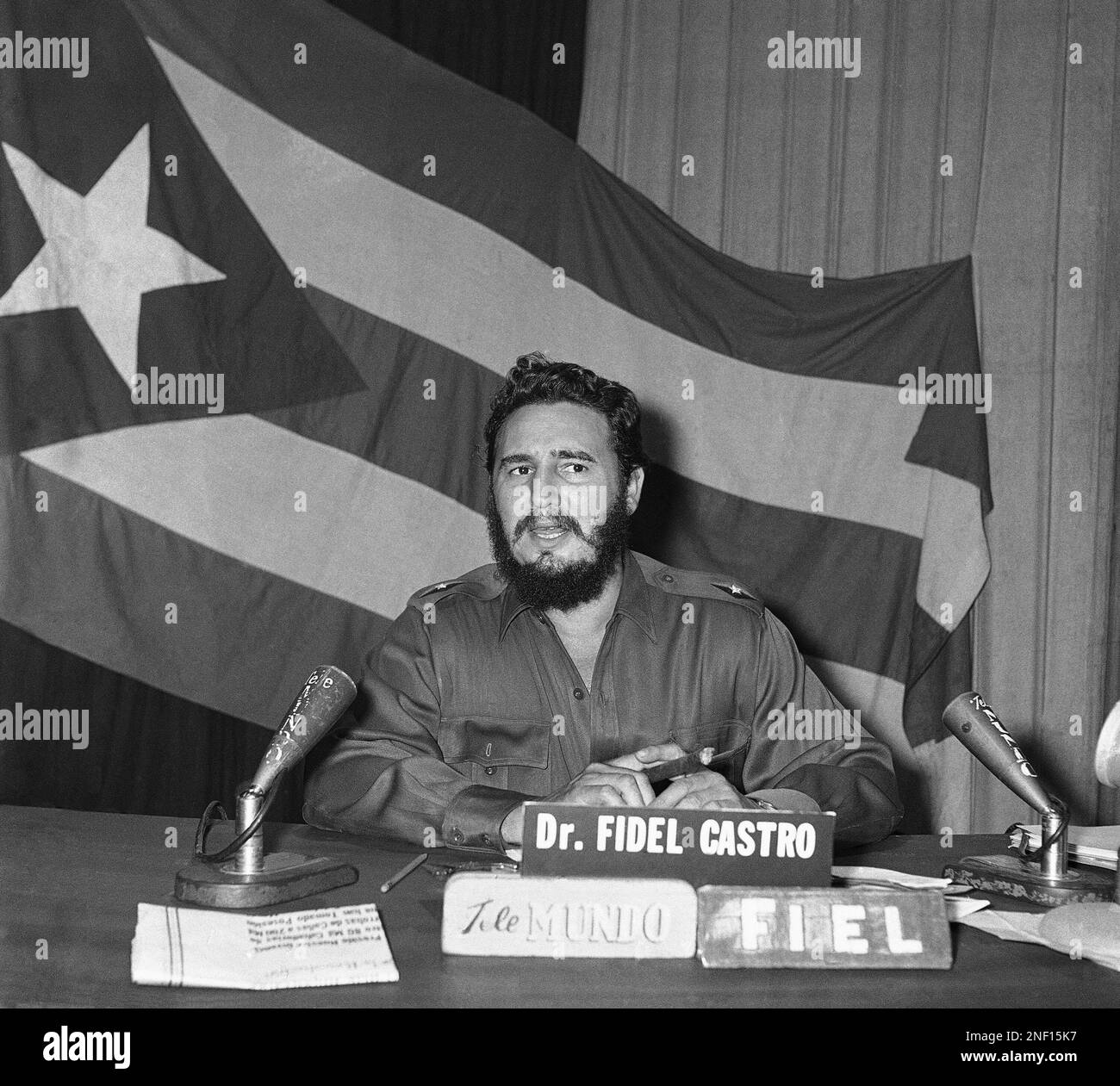 Fidel Castro bearded Prime Minister tells Cuban people in television ...