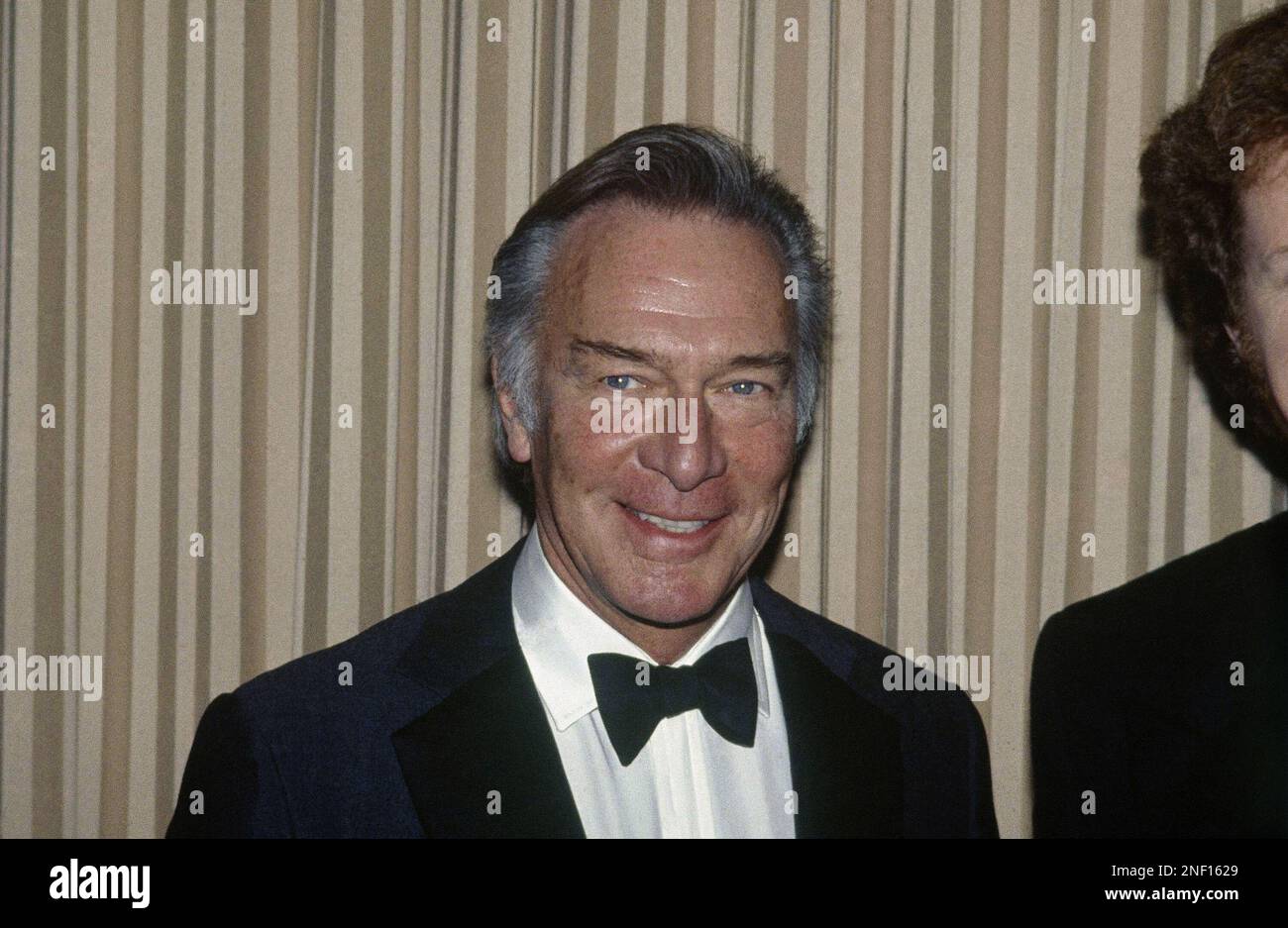 Actor Christopher Plummer is shown in 1992. (AP Photo Stock Photo - Alamy
