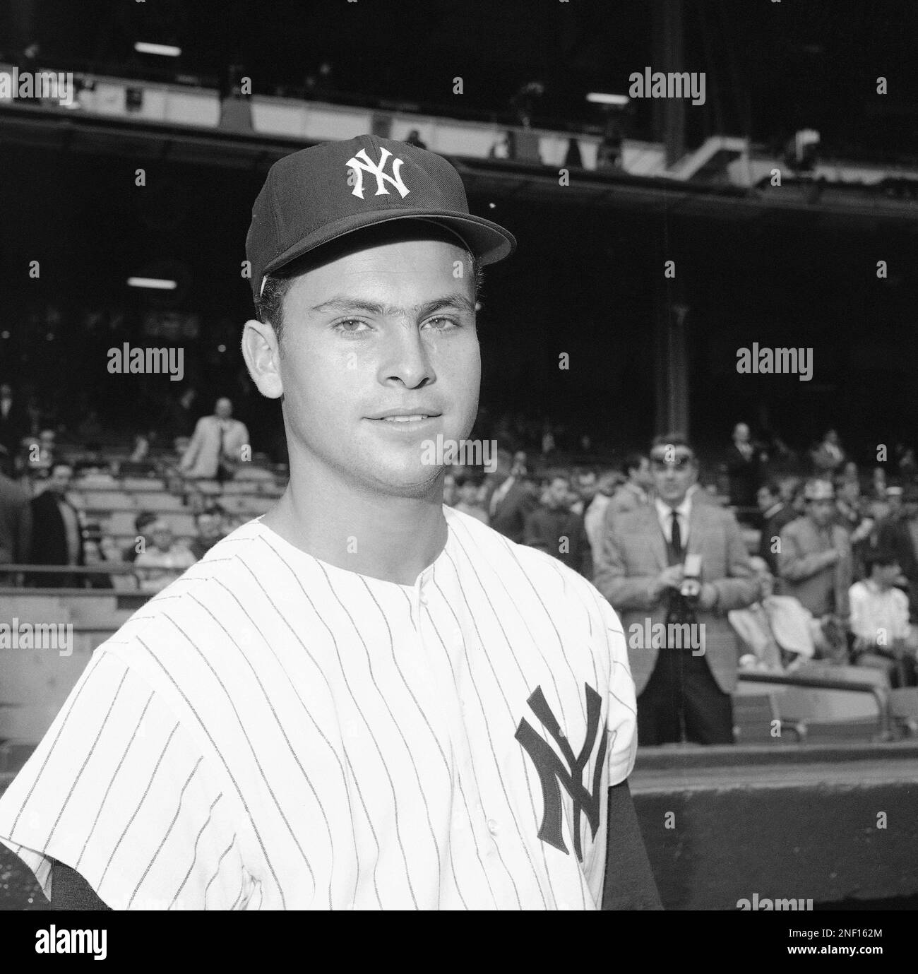 Shown in photo is Mike Ferraro infielder of New York Yankees shown ...
