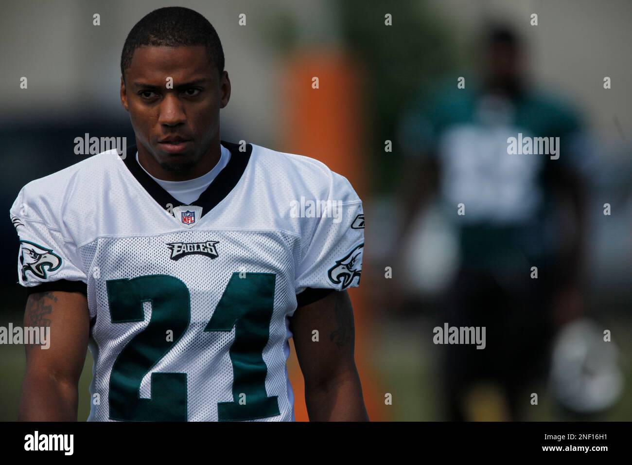 Philadelphia Eagles Joselio Hanson during NFL football training camp at ...