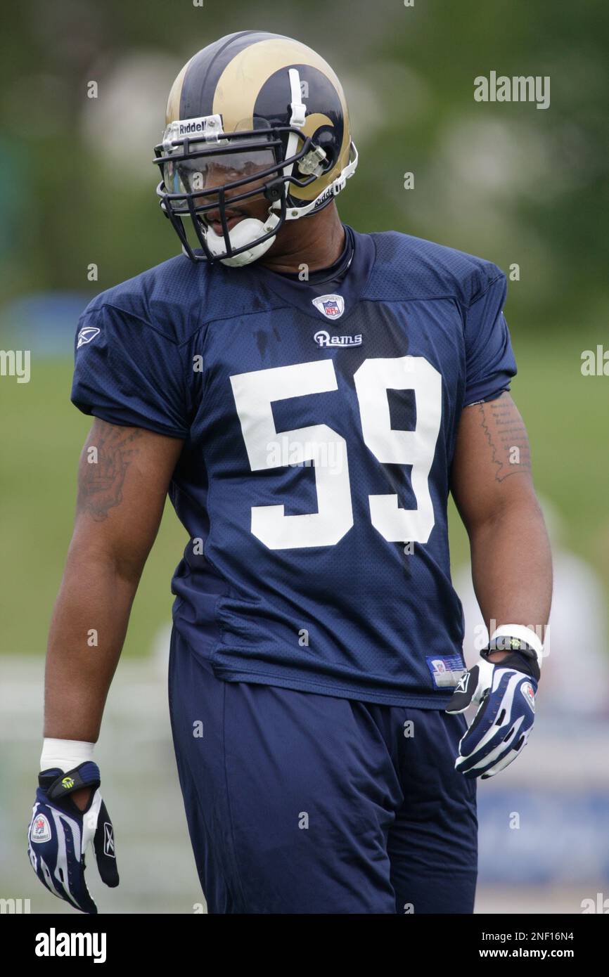 St. Louis Rams linebacker Larry Grant is seen during NFL football ...