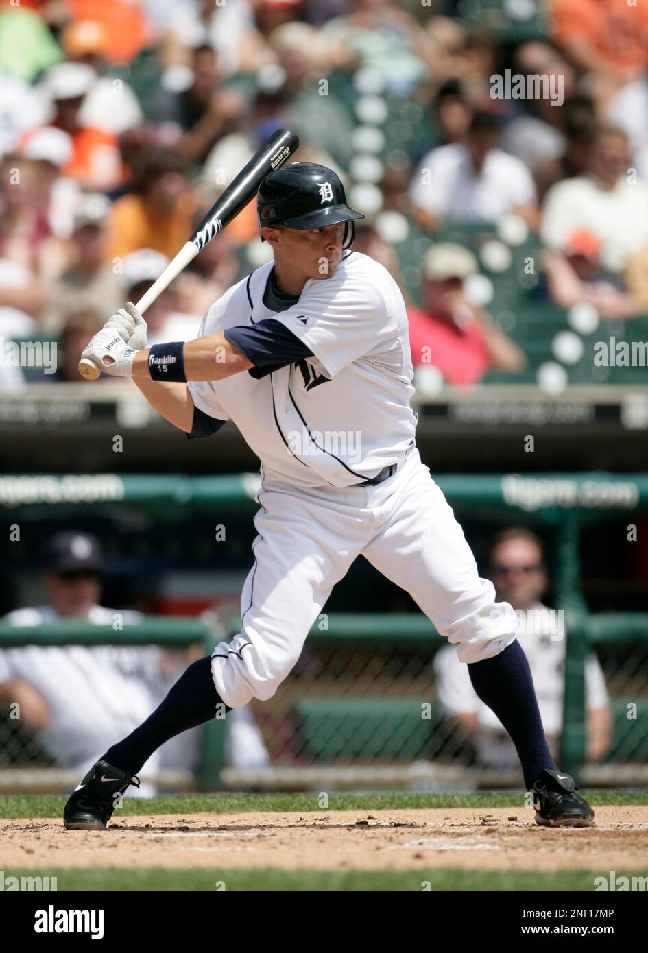 Detroit Tigers' Brandon Inge bats against the Chicago White Sox in Game ...