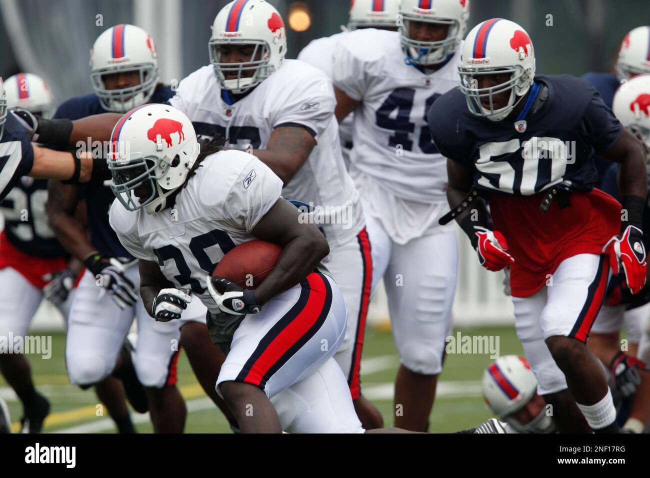 Buffalo Bills' Corey McIntyre during NFL football training camp at St ...