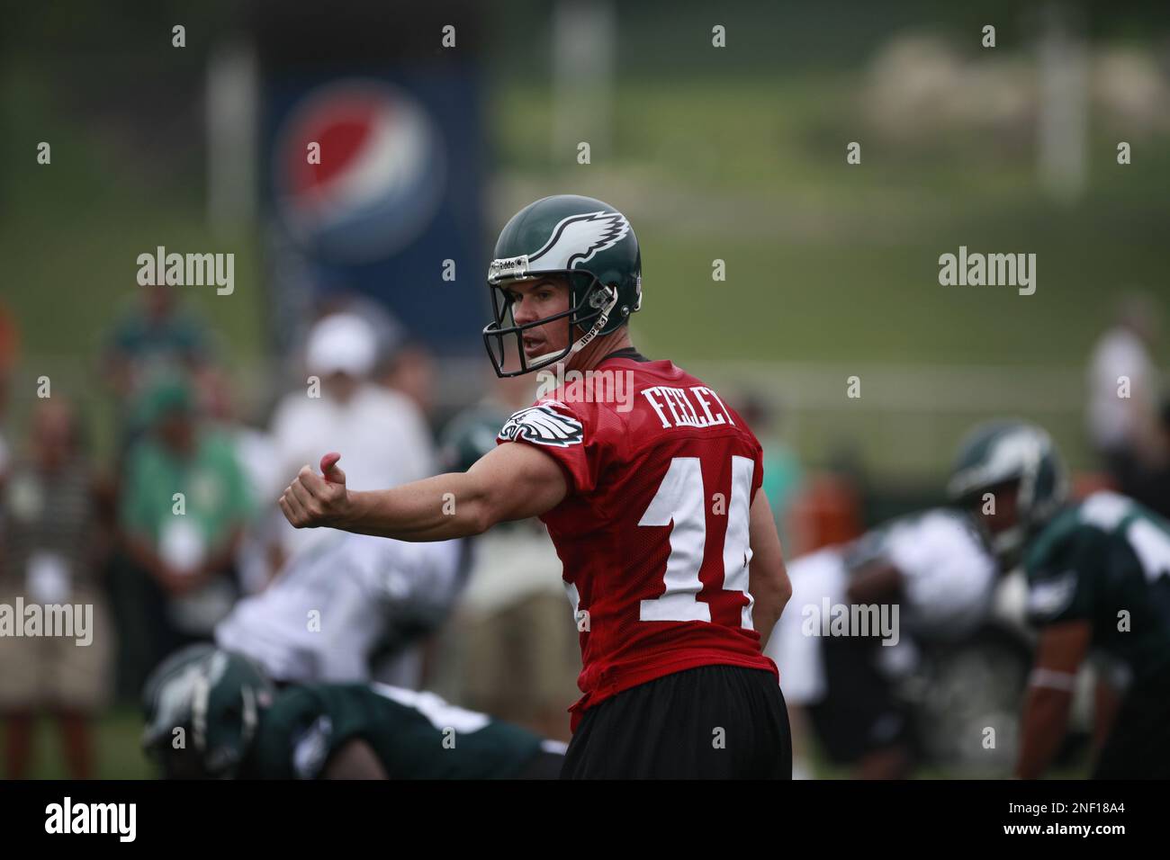 Philadelphia Eagles quarterback A.J. Feeley is seen during NFL football ...